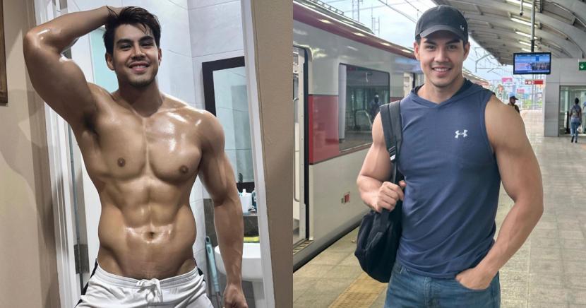 周一嘎肌肉｜日式澡堂大方露！ 筋肉理工男：Nawin Wannvong | GagaTai 嘎嘎台